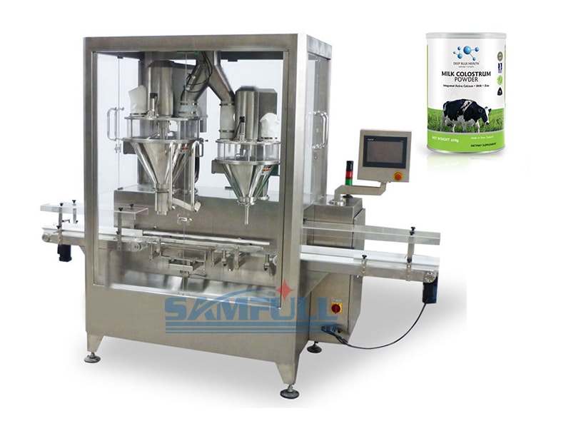 Automatic Milk Powder Can Container Filling Machine Supply