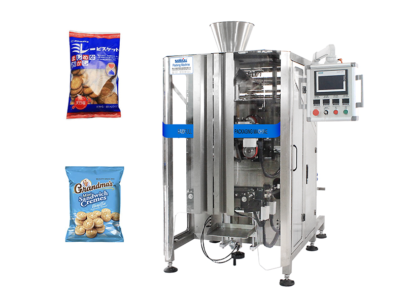 VFFS Vertical Biscuits & Cookies Weighing Packing Machine With ...