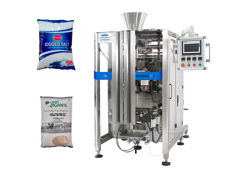 250g, 500g, 1kg, 5kg automatic salt bag packing machine | Sachet salt ...