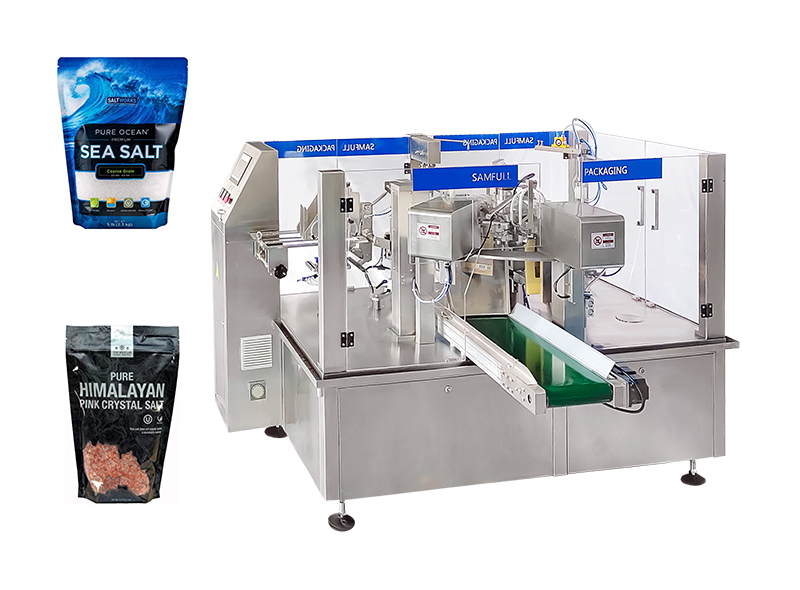 250g, 500g, 1kg, 5kg automatic salt bag packing machine | Sachet salt ...