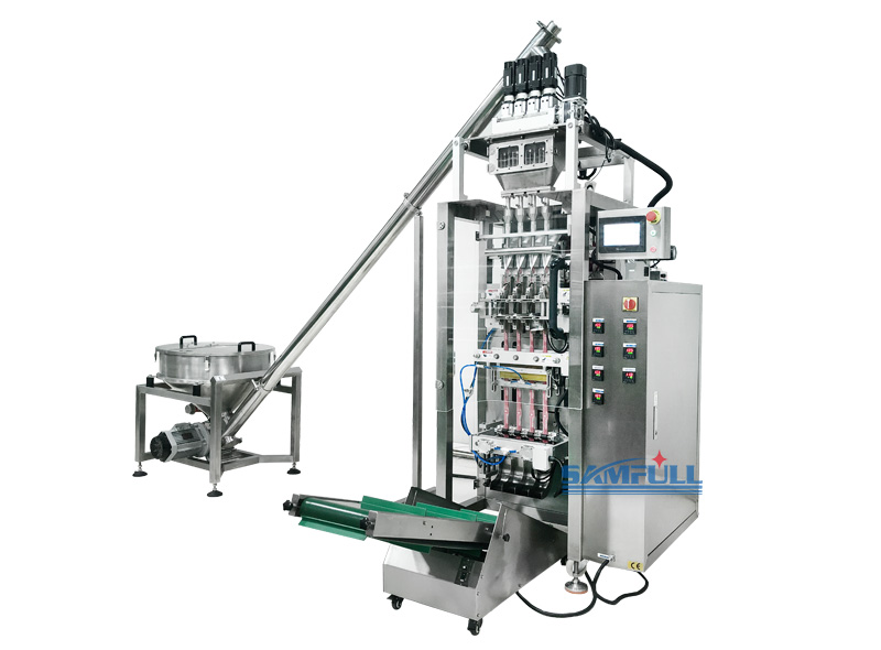 Multi-lane Sachet & Stick Pack Machine For Powder Liquid Particle
