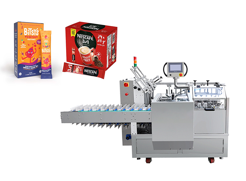 Automatic Stick Bag Cartoning Machine | Stick Bag Counting and Cartoning Machine Manufacturer