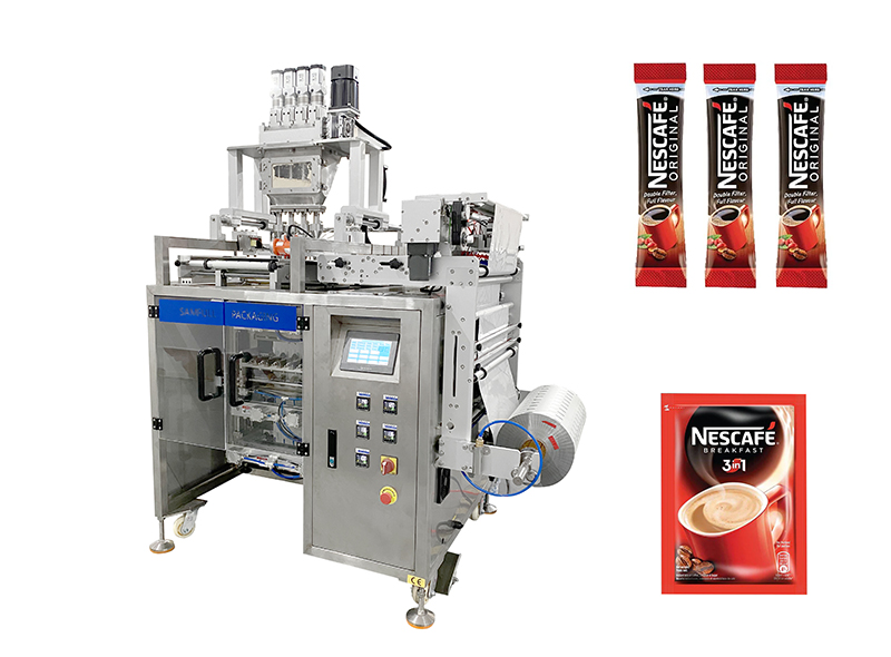 Automatic Coffee Premade Pouch Auto Weigh Fill Seal Packaging Machine