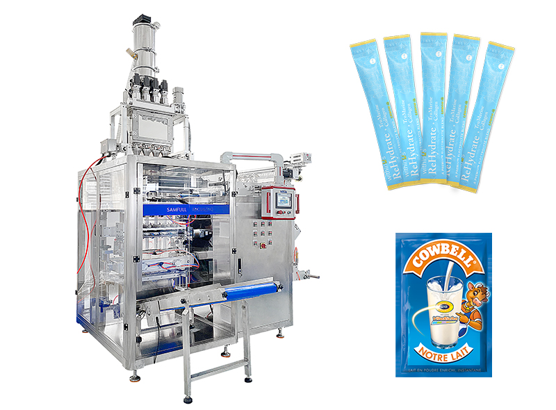 Powder Stick Pack Middle Sealing Multilane Packing Machine